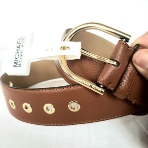 Michael Kors | Accessories | Nwt Authentic Mk Belt Genuine Leather ...
